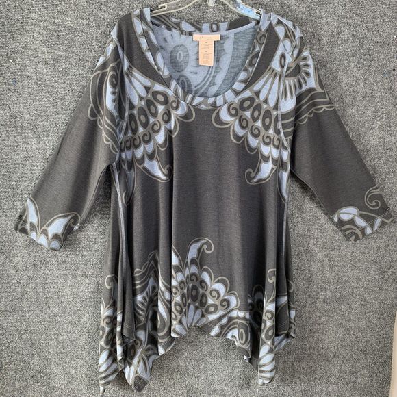 Philosophy | Tops | Philosophy Long Line Tunic Women Xxl Stretchy ...